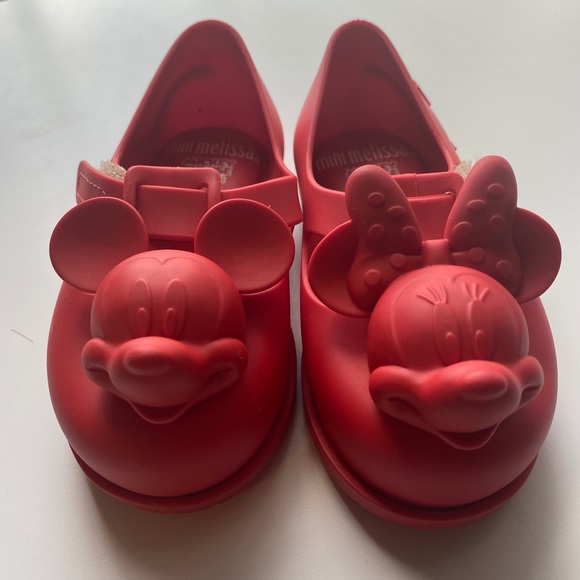 Mini Melissa | Shoes | Mini Melissa Red Mickey And Minnie Classic Baby ...